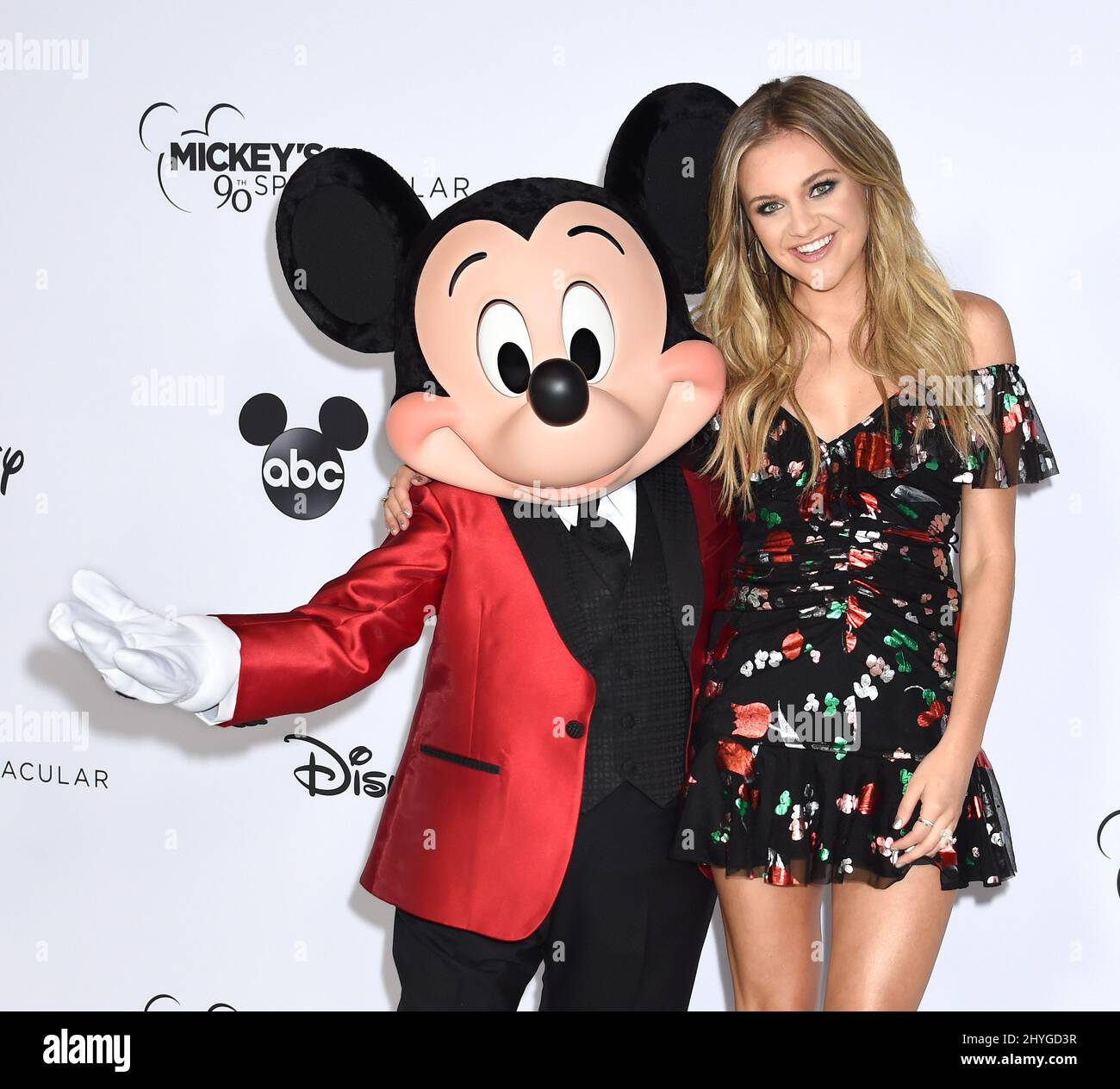 Mickey Mouse and Kelsea Ballerini arrive at Mickey's 90th Spectacular ...