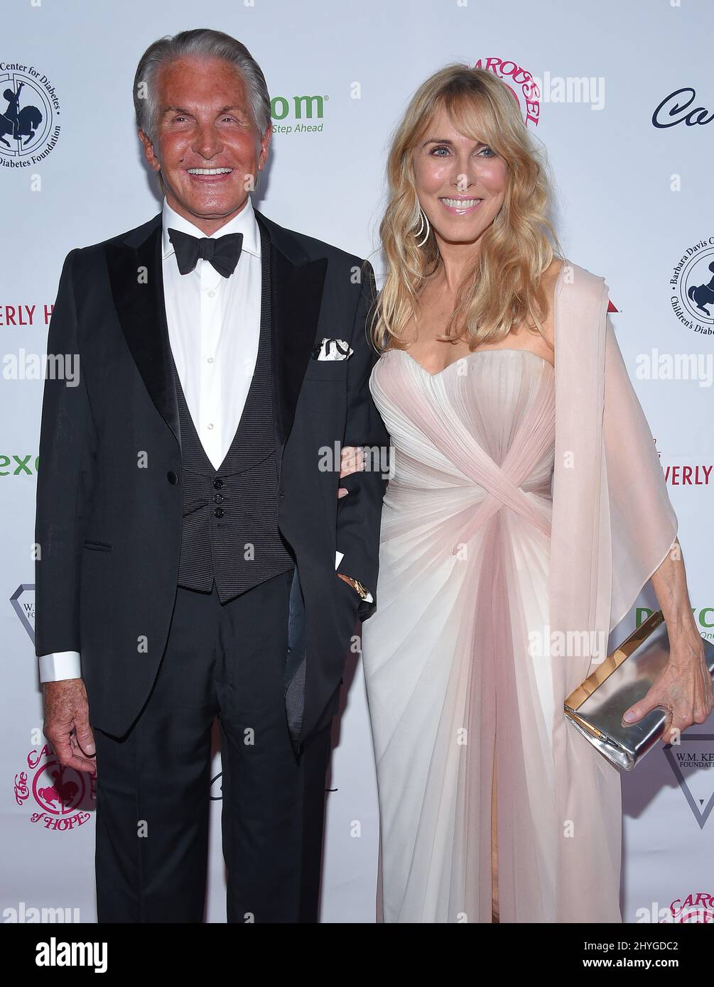 George Hamilton and Alana Stewart arriving to the 2018 Carousel of Hope ...