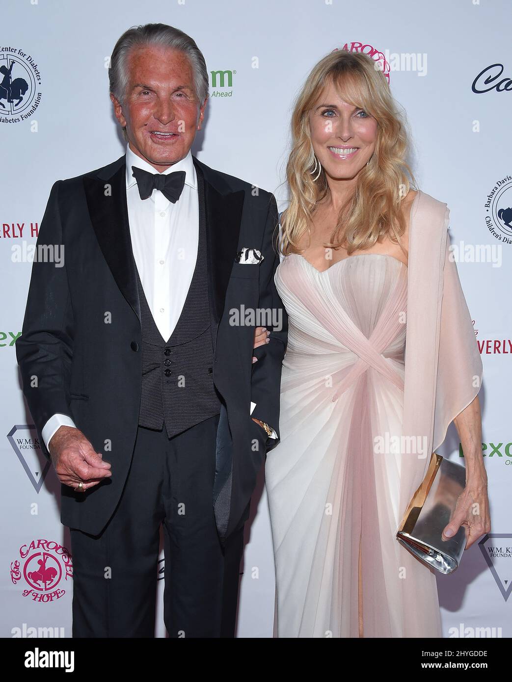 George Hamilton and Alana Stewart arriving to the 2018 Carousel of Hope ...