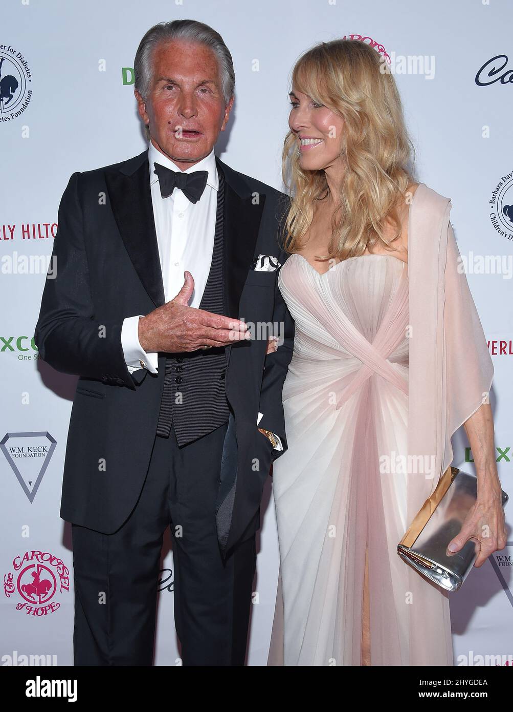 George Hamilton and Alana Stewart arriving to the 2018 Carousel of Hope ...