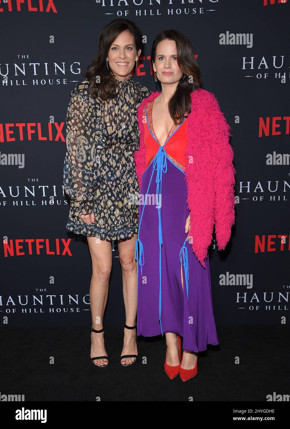 Annabeth Gish and Elizabeth Reaser attending the season one premiere of ...