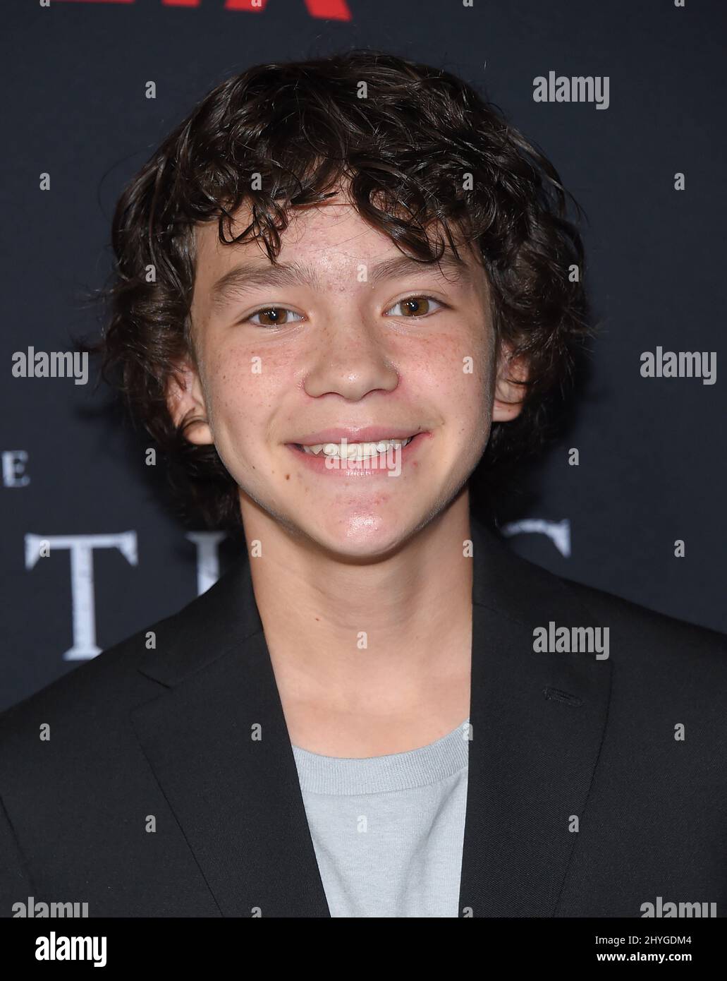 Logan Medina attending the season one premiere of Netflix's The ...