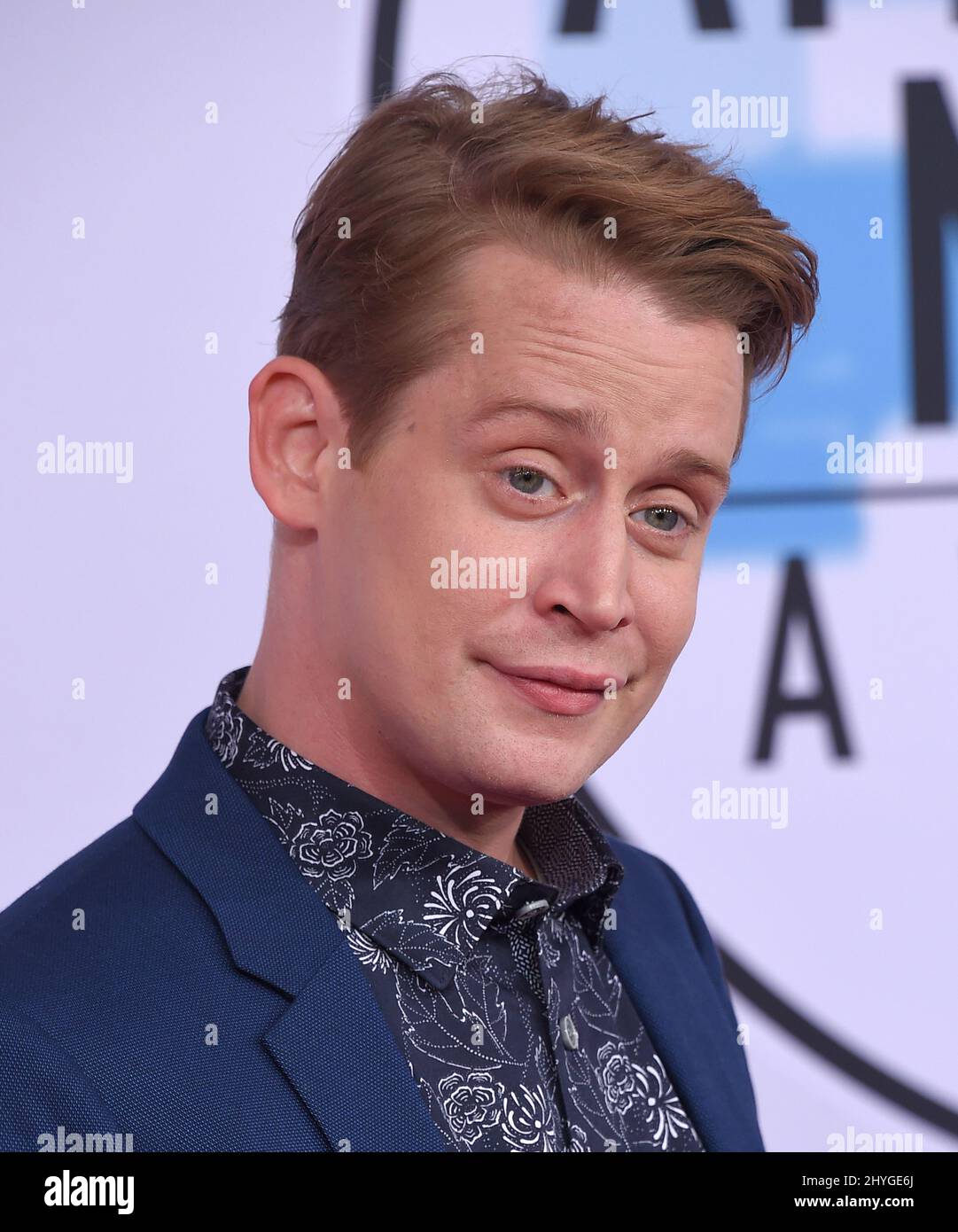 Macaulay Culkin at the 2018 American Music Awards held at the Microsoft ...