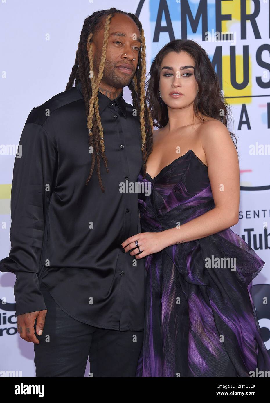 Ty Dolla Sign and Lauren Jauregui at the 2018 American Music Awards ...