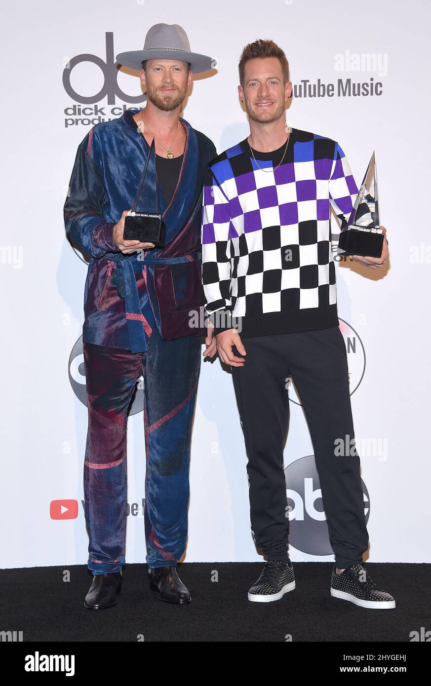 Florida Georgia Line at the 2018 American Music Awards held at the ...