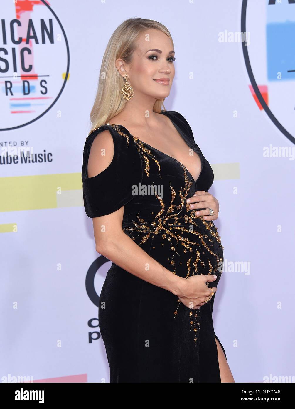 Carrie Underwood at the 2018 American Music Awards held at the ...