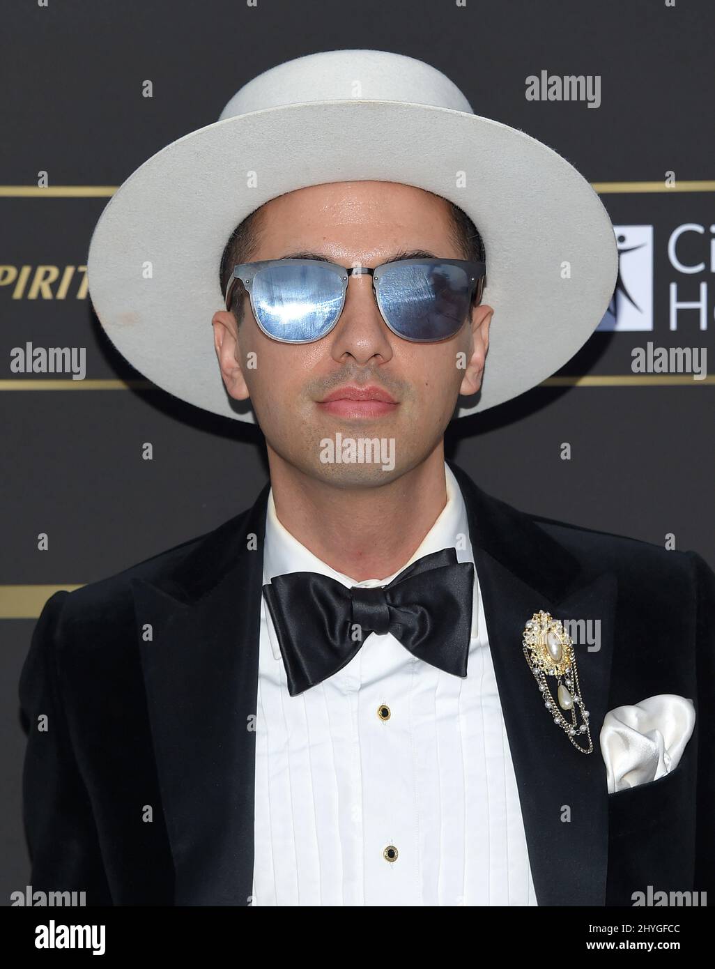 DJ Cassidy arriving to the City of Hope Gala 2018 at Barker Hanger on ...