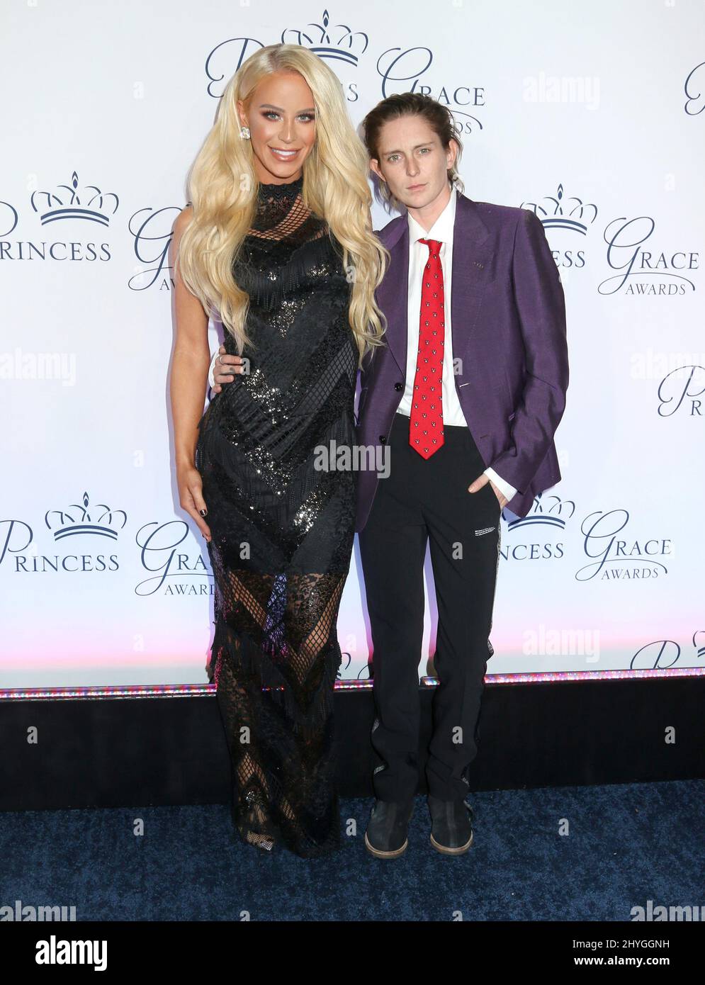 Gigi Gorgeous & Nats Getty attending the Princess Grace Awards in New ...