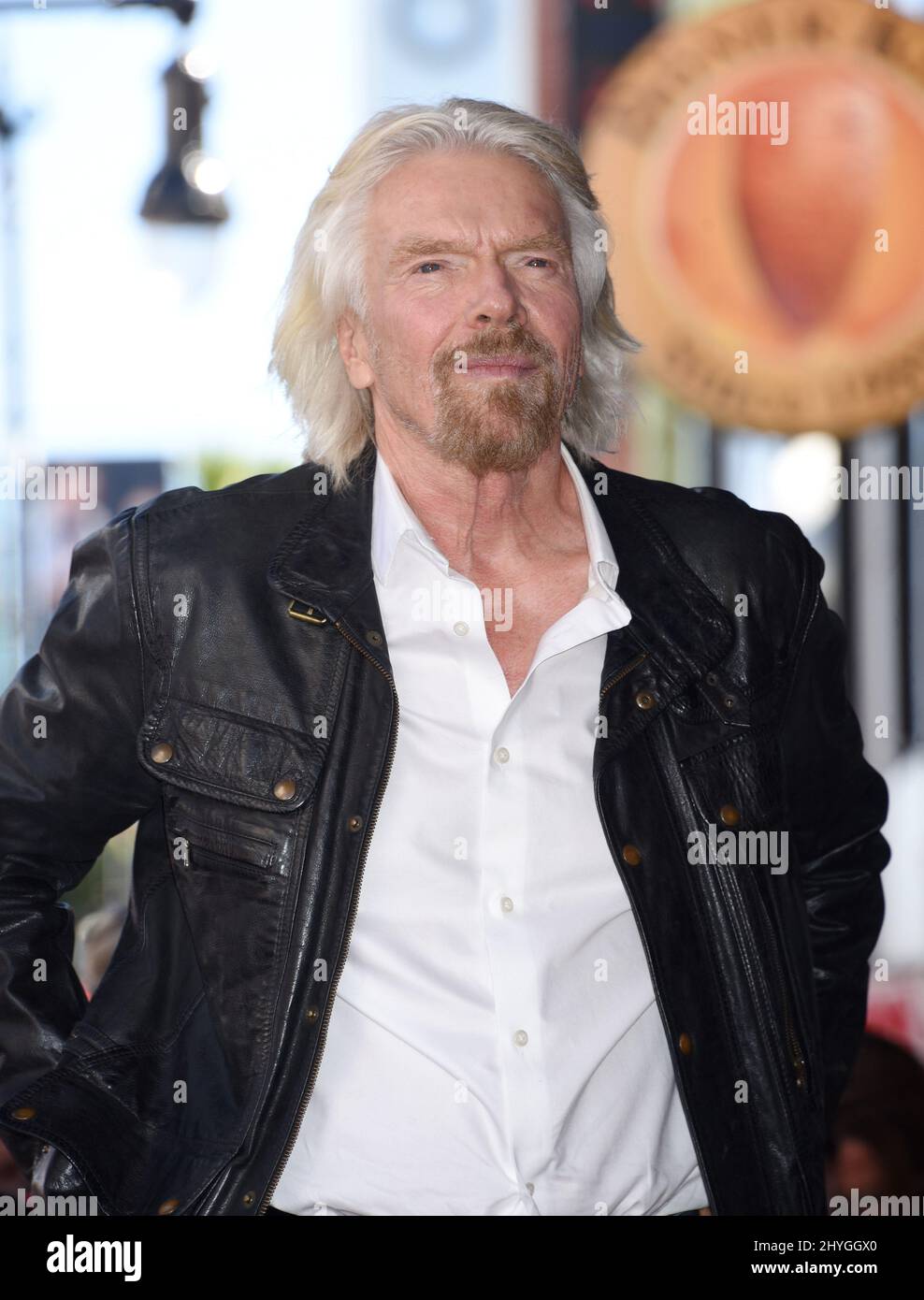 Sir Richard Branson attending the Sir Richard Branson Star Ceremony in ...