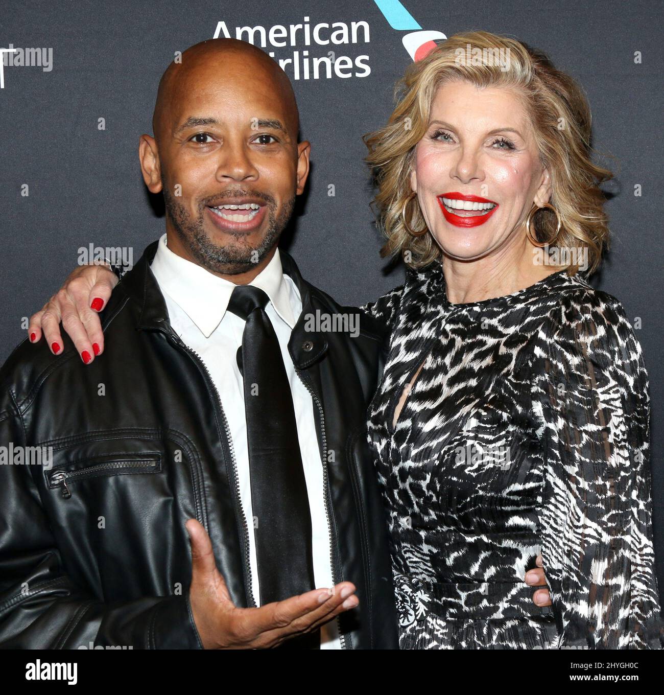 Michael boatman christine baranski attending paleyfest ny hi-res stock ...