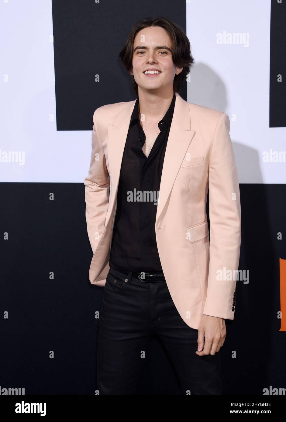 Miles Robbins attending the Halloween Premiere in Los Angeles Stock ...