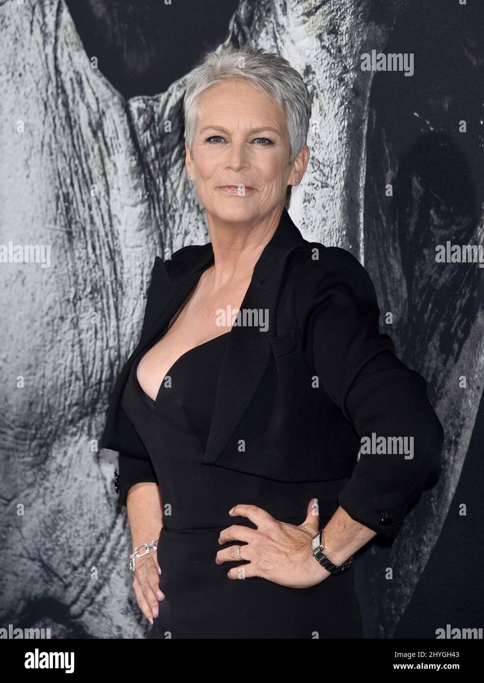 Jamie Lee Curtis attending the Halloween Premiere in Los Angeles Stock ...