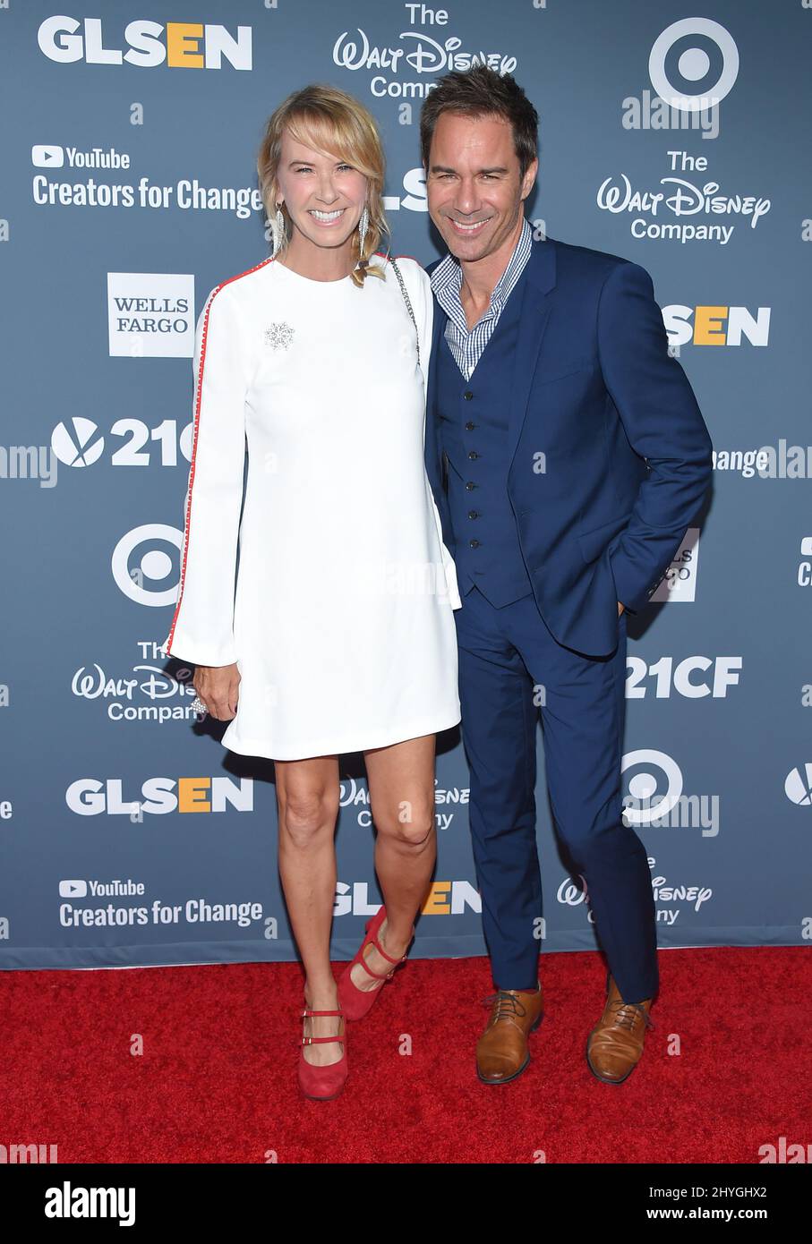 Eric McCormack and Janet McCormack arriving to the GLSEN Respect Awards ...