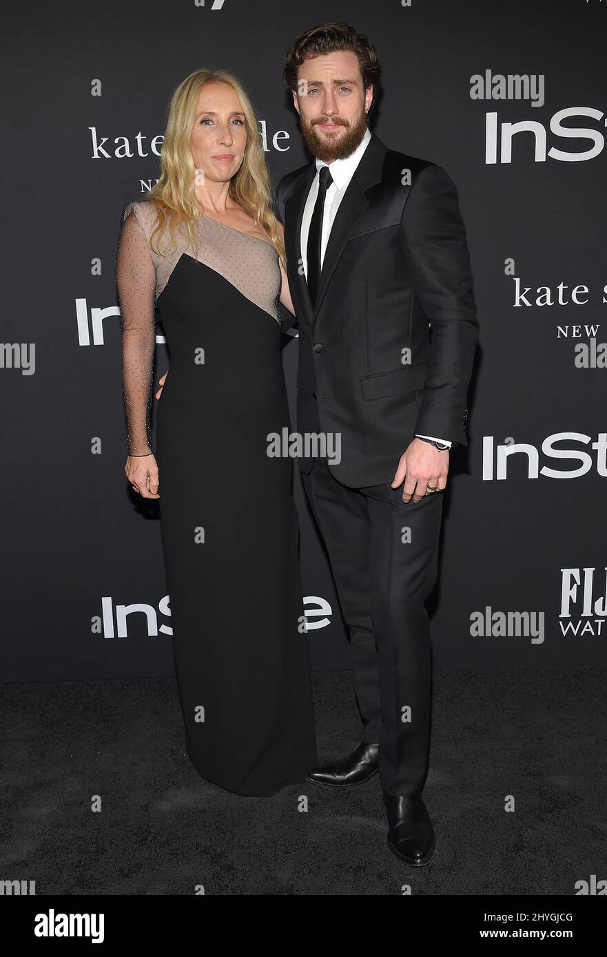 Sam Taylor-Johnson and Aaron Taylor-Johnson attending the fourth annual ...