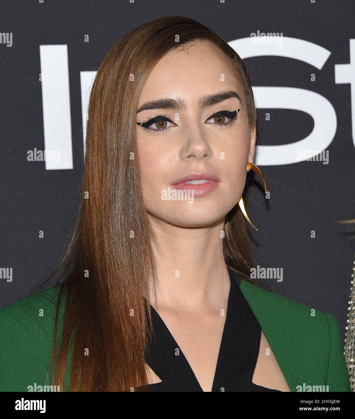 Lily Collins attending the fourth annual InStyle Awards, held at The ...