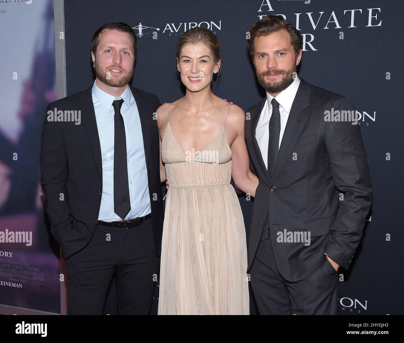 Matthew Heineman, Rosamund Pike and Jamie Dornan at "A Private War" Los ...