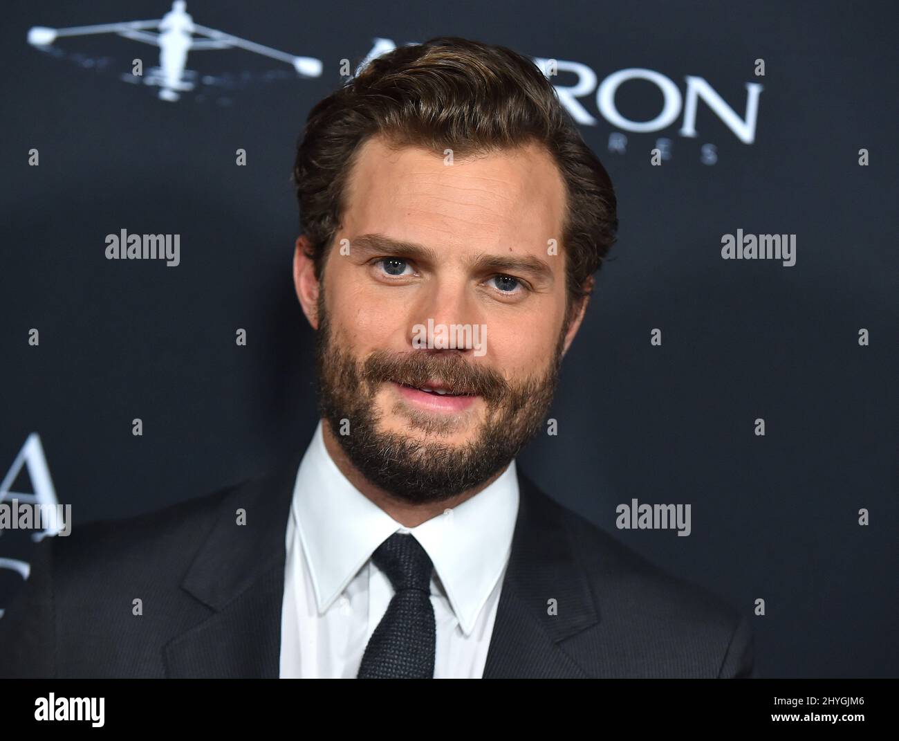 Jamie Dornan at "A Private War" Los Angeles premiere held at the Samuel ...