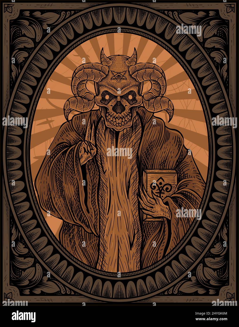 Demon frame hi-res stock photography and images - Alamy