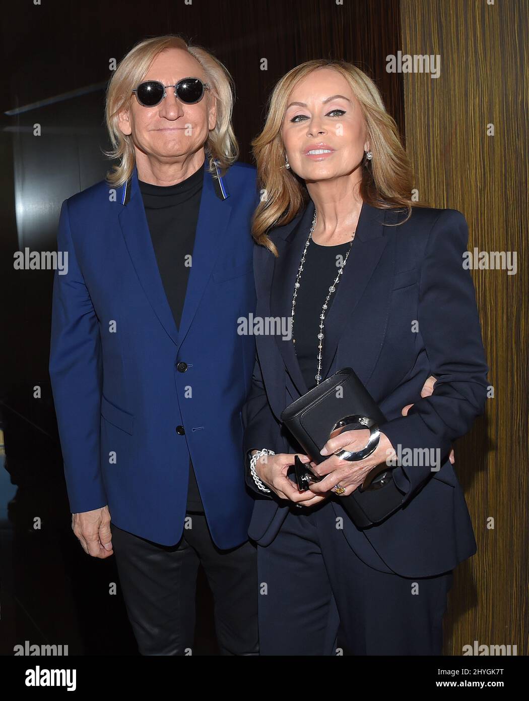 Joe Walsh and Marjorie Bach Walsh arriving to the Peggy Albrecht ...