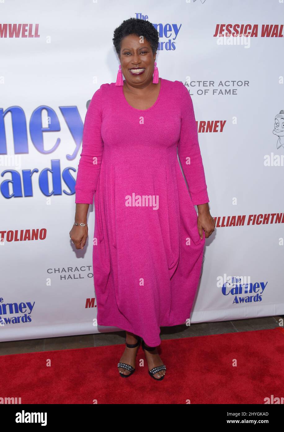 Carlease Burke arriving to the Fourth Annual Carney Awards at The Broad ...