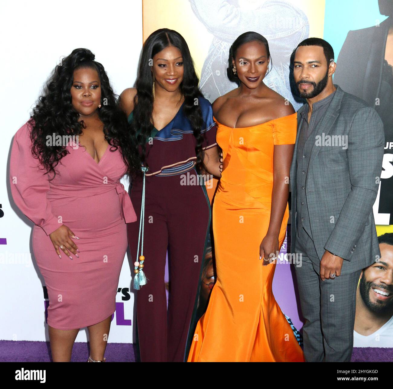 Amber Riley, Tiffany Haddish, Tika Sumpter & Omari Hardwick attending ...