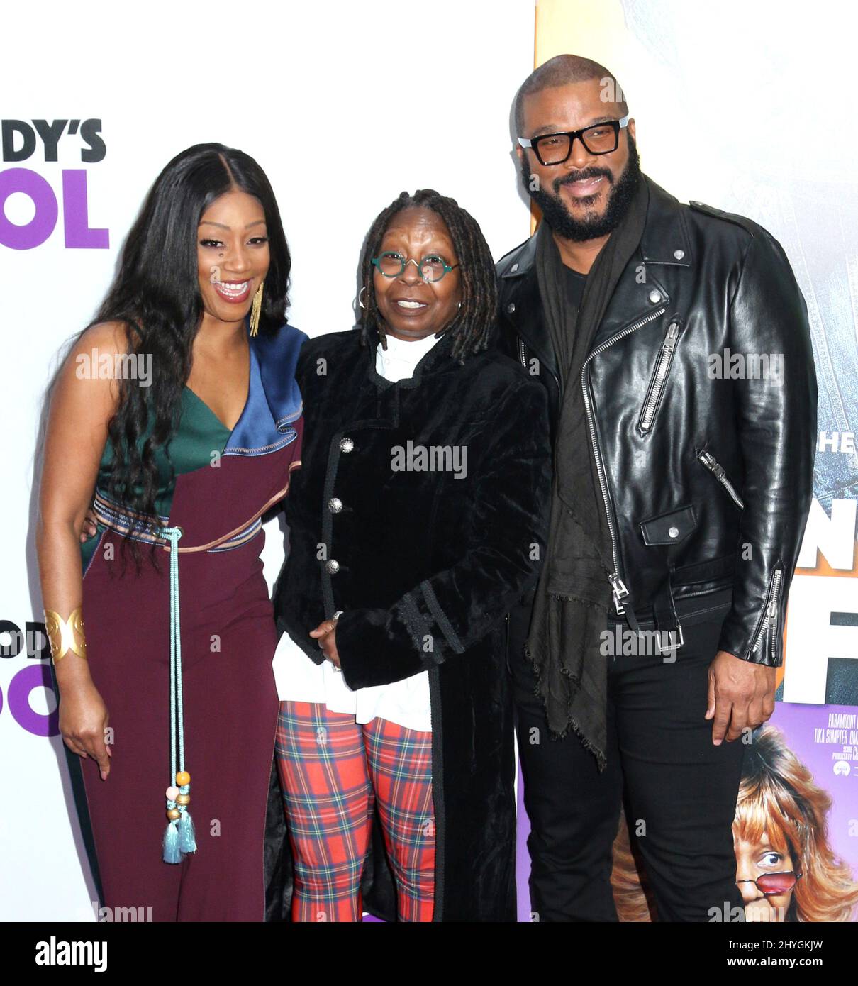 Tiffany Haddish, Whoopi Goldberg & Tyler Perry attending the 'Nobody's ...