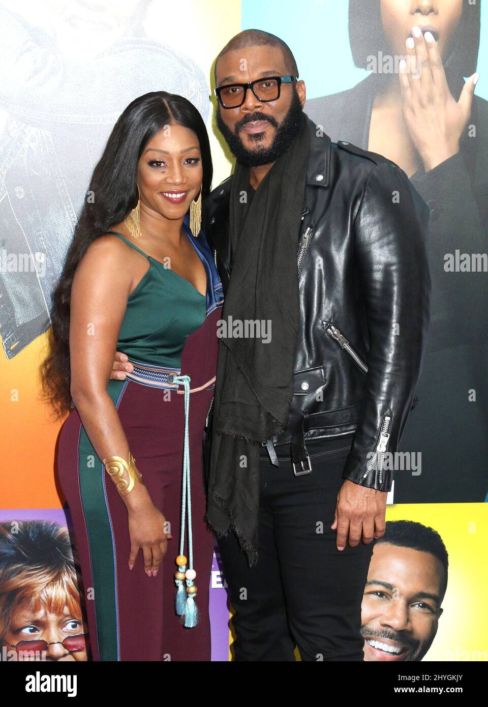 Tiffany Haddish & Tyler Perry attending the 'Nobody's Fool' World ...
