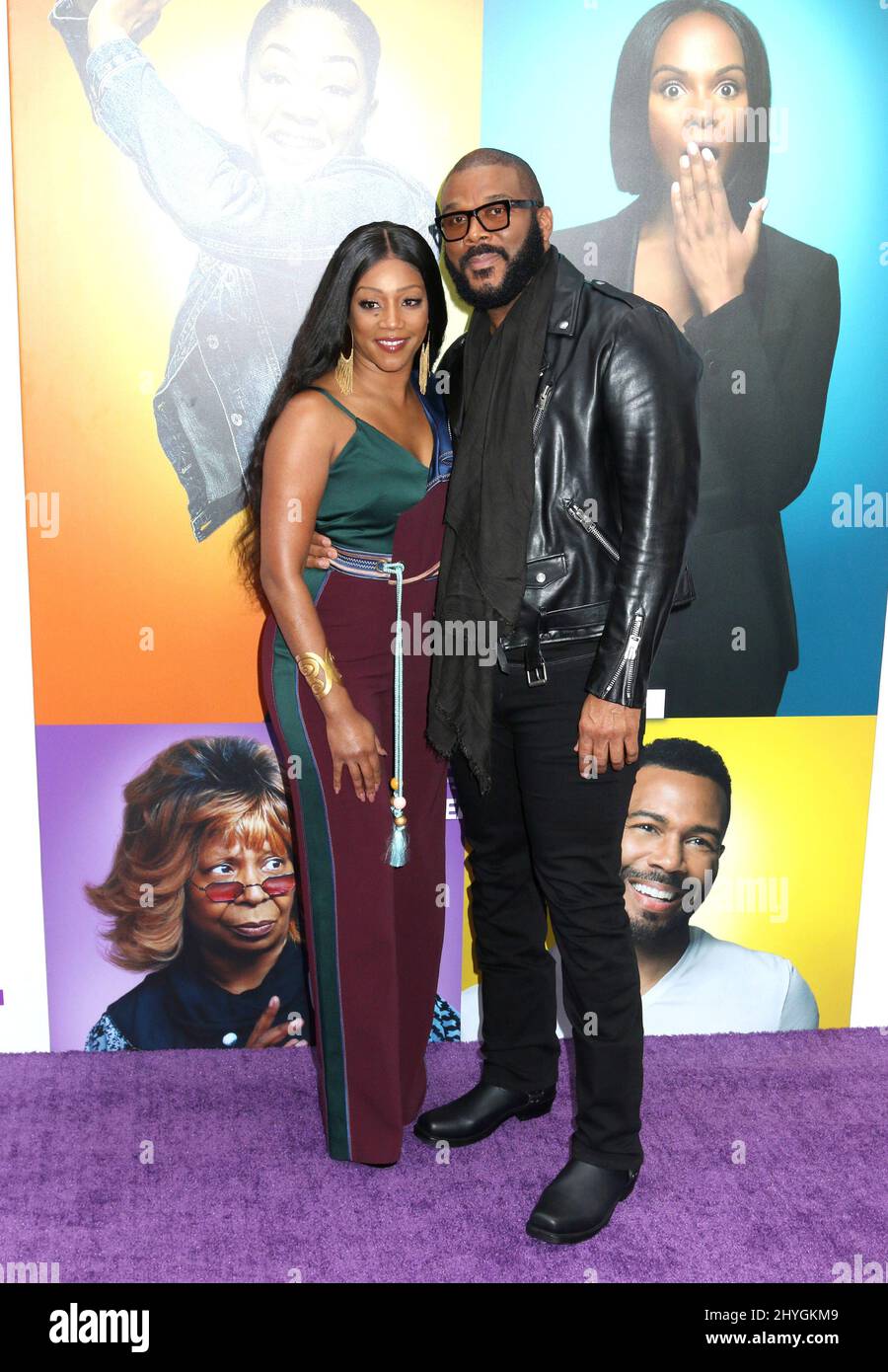 Tiffany Haddish & Tyler Perry attending the 'Nobody's Fool' World ...