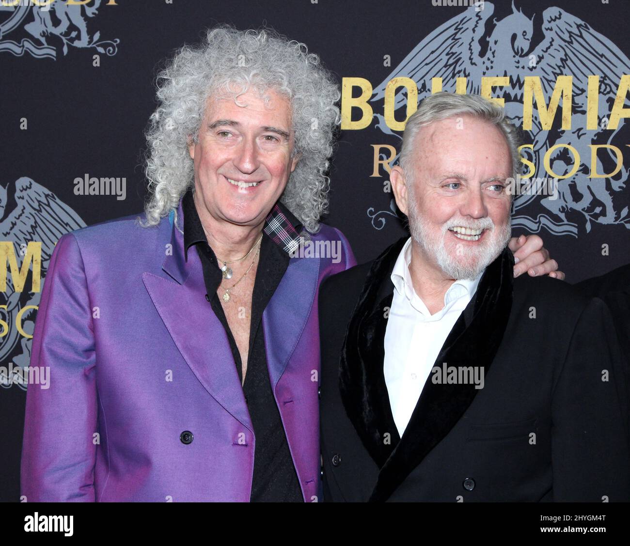 Brian May & Roger Taylor attending the Bohemian Rhapsody New York ...