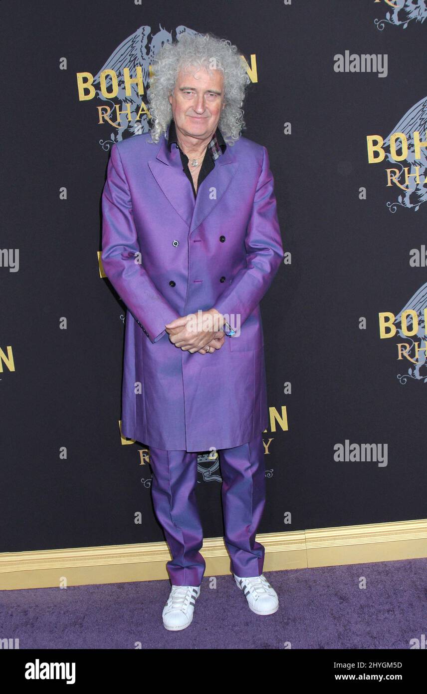 Brian May attending the Bohemian Rhapsody New York Premiere at the The ...