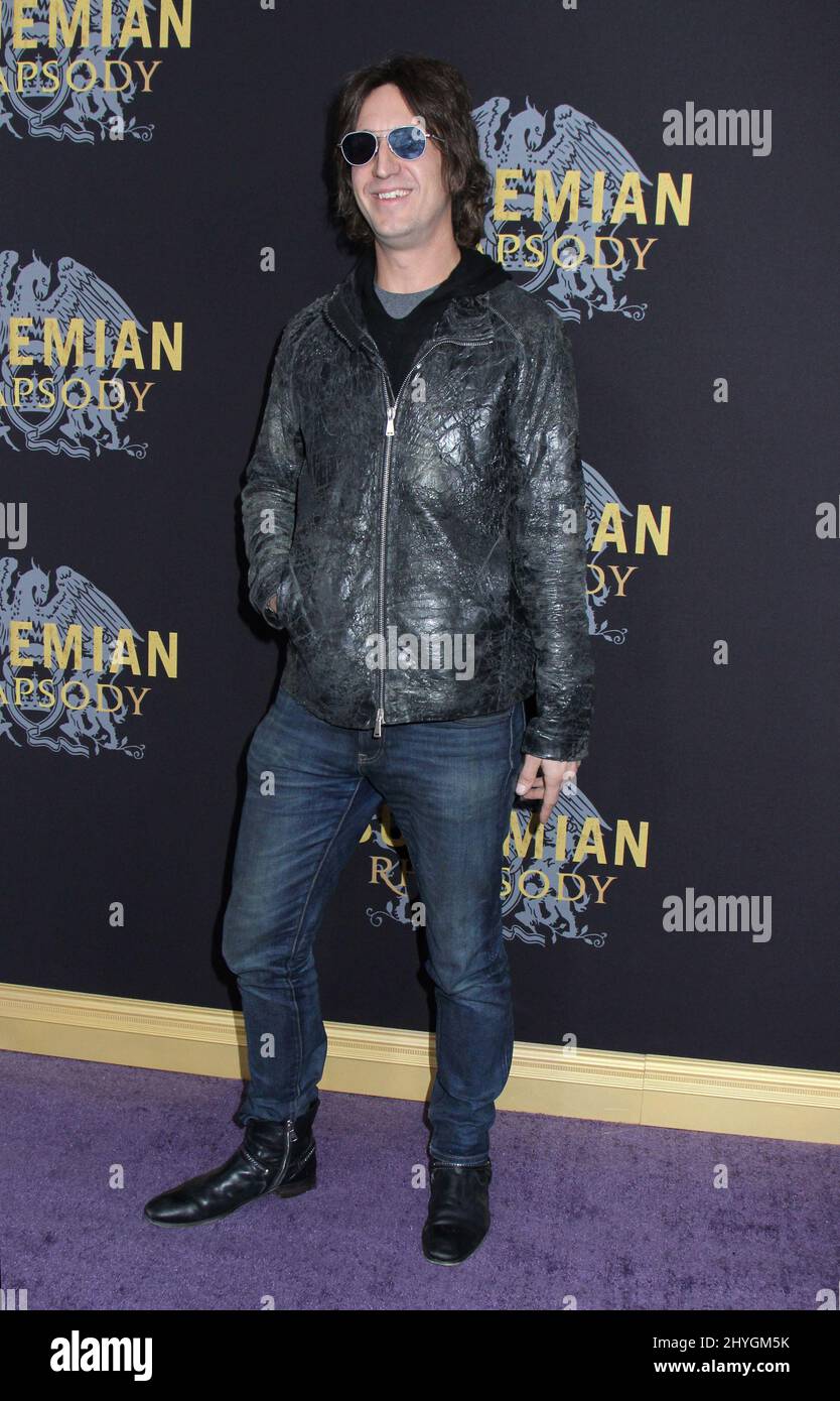 Brian Chase attending the Bohemian Rhapsody New York Premiere at the ...
