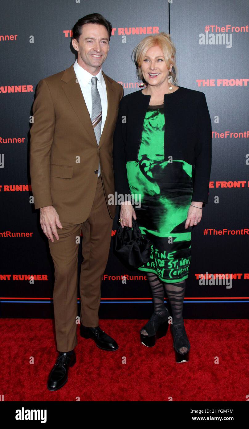 Hugh Jackman & Deborra-lee Furness attending The Front Runner New York ...