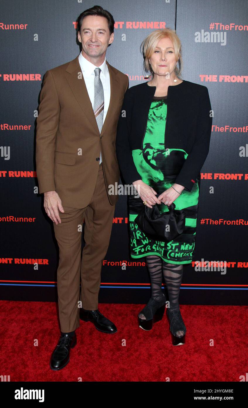 Hugh Jackman & Deborra-lee Furness attending The Front Runner New York ...