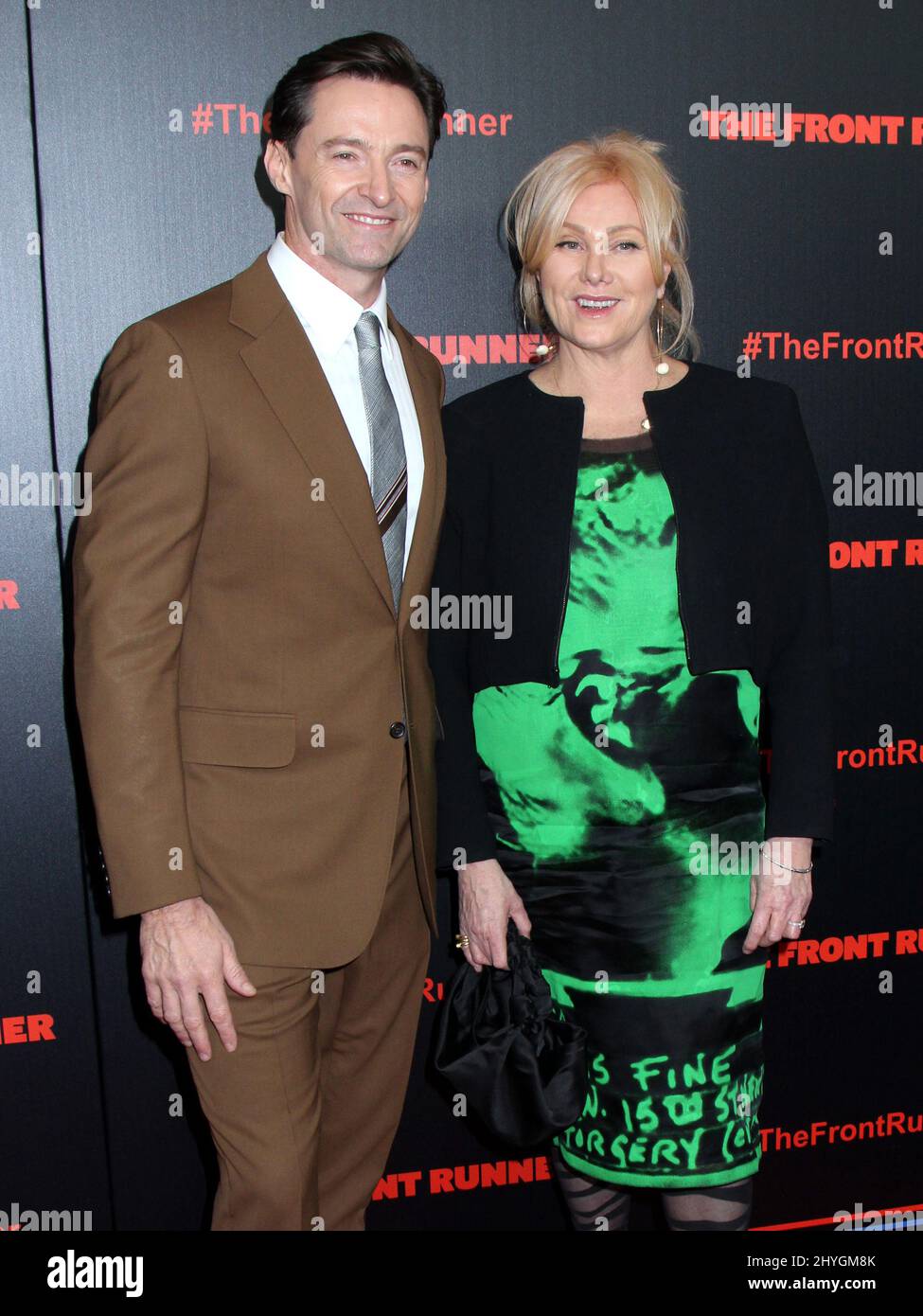 Hugh Jackman & Deborra-lee Furness attending The Front Runner New York ...