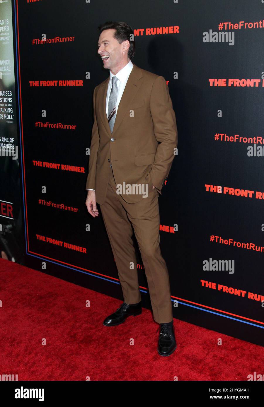 Hugh Jackman attending The Front Runner New York Premiere at MoMA, New ...