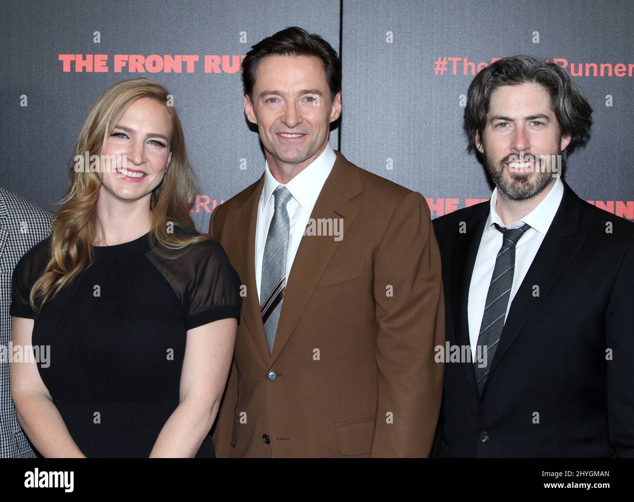Helen Estabrook, Hugh Jackman & Jason Reitman attending The Front ...