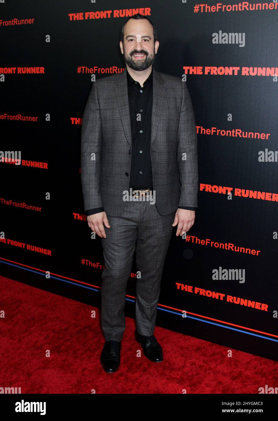 Steve Zissis attending The Front Runner New York Premiere at MoMA, New ...