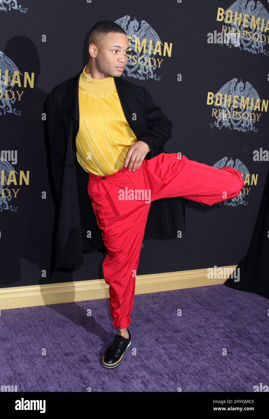 Ryan Jamaal Swain attending the Bohemian Rhapsody New York Premiere at ...