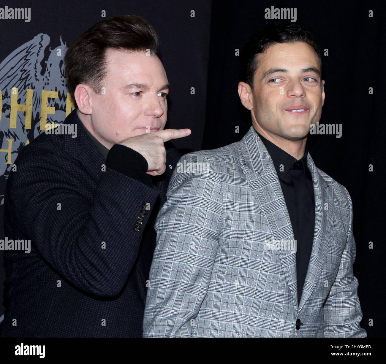 Mike Myers & Rami Malek attending the Bohemian Rhapsody New York ...