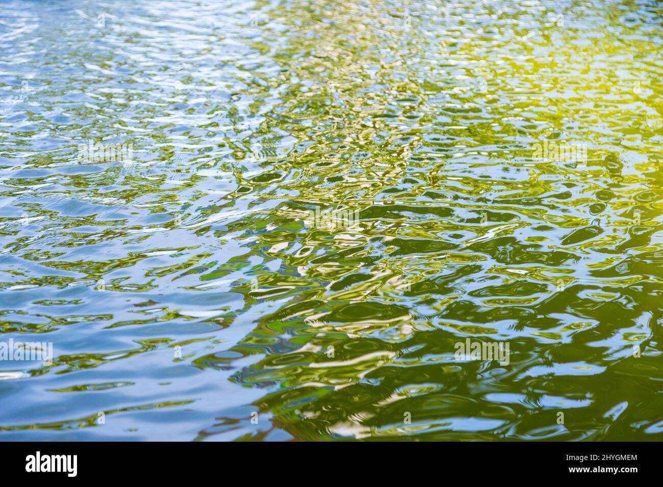 Water wave reflection use for background Stock Photo - Alamy