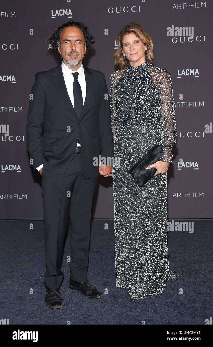 Alejandro Gonzalez Inarritu and Maria Hagerman attending the LACMA ...