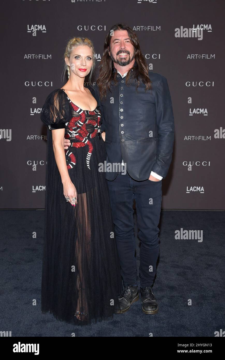 Dave Grohl and Jordyn Blum attending the LACMA Alfonso Cuaron at LACMA ...