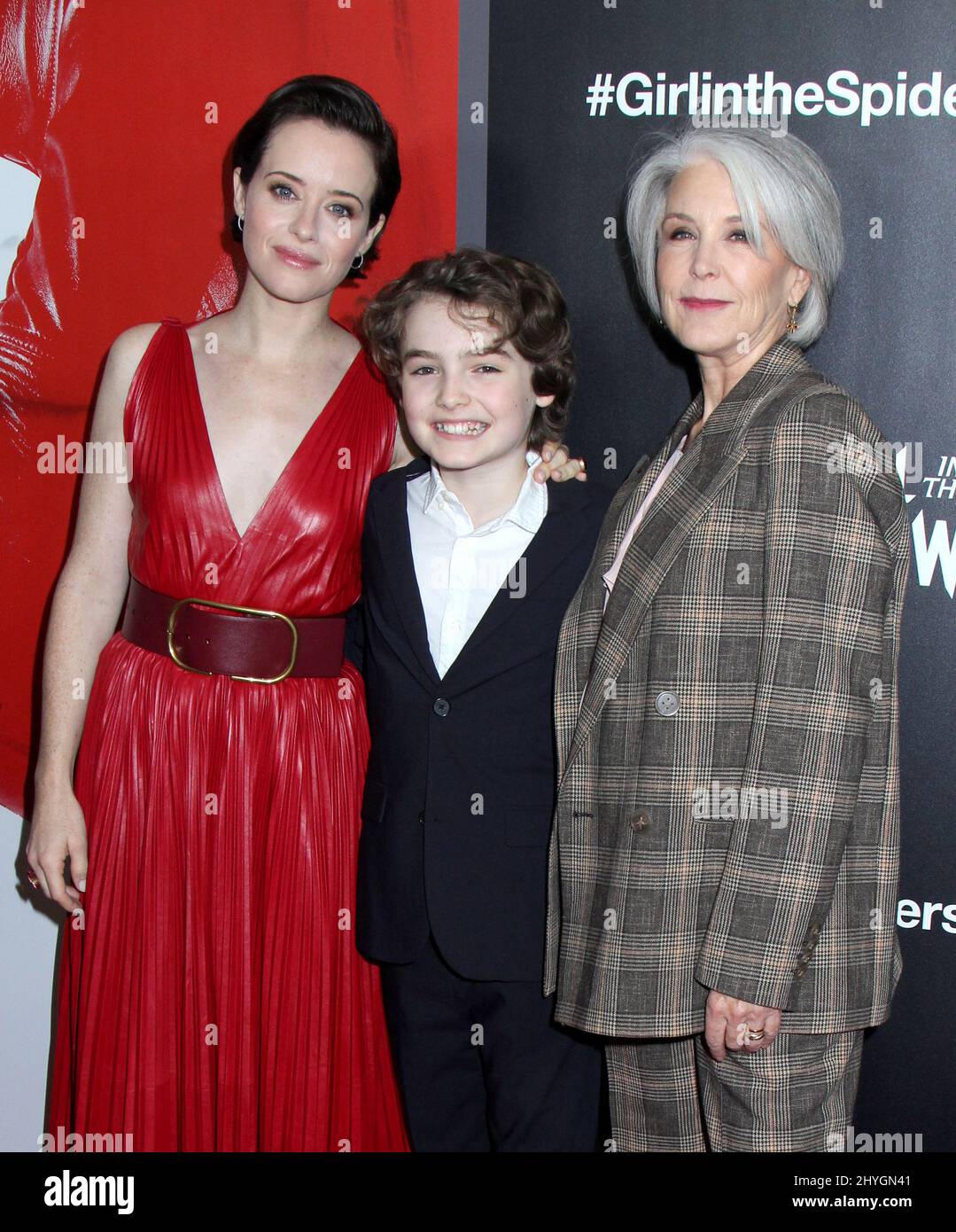 Claire Foy, Christopher Convery & Elizabeth Cantillon attending 'The ...