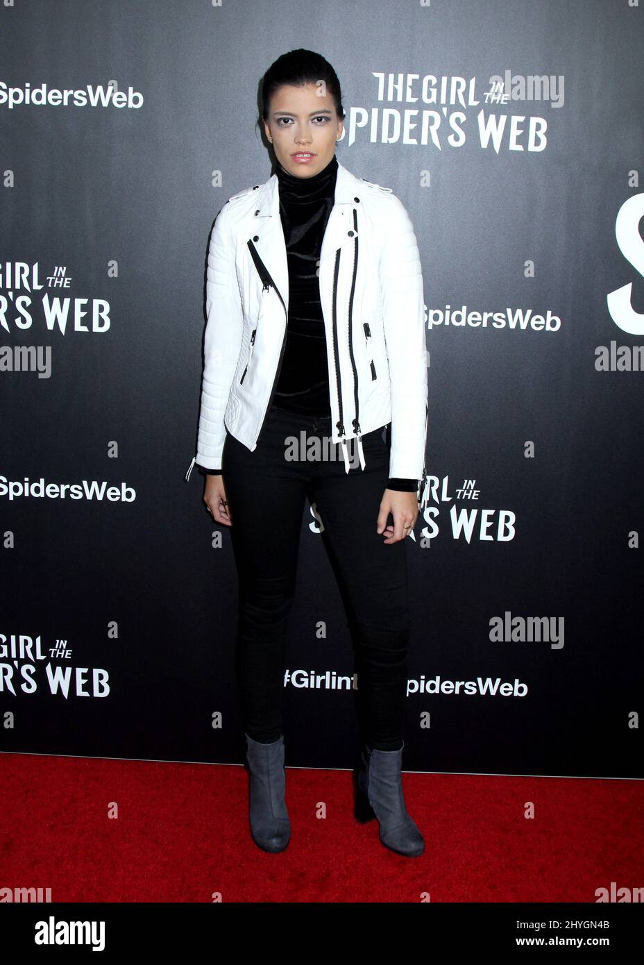 Victoria Brito attending 'The Girl in the Spider's Web' Special ...