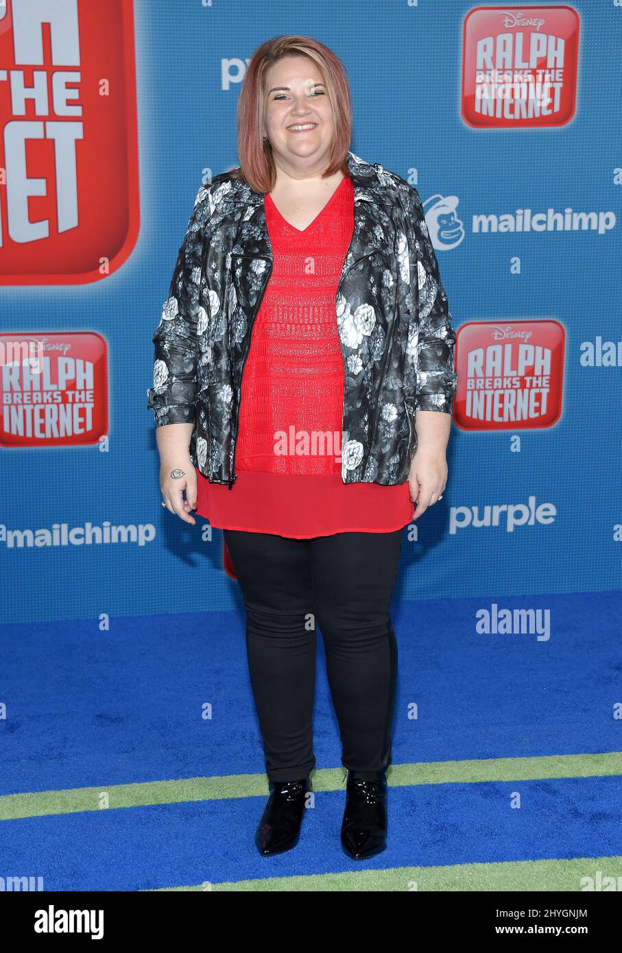 Candace Payne arriving to the 'Ralph Breaks the Internet' World ...