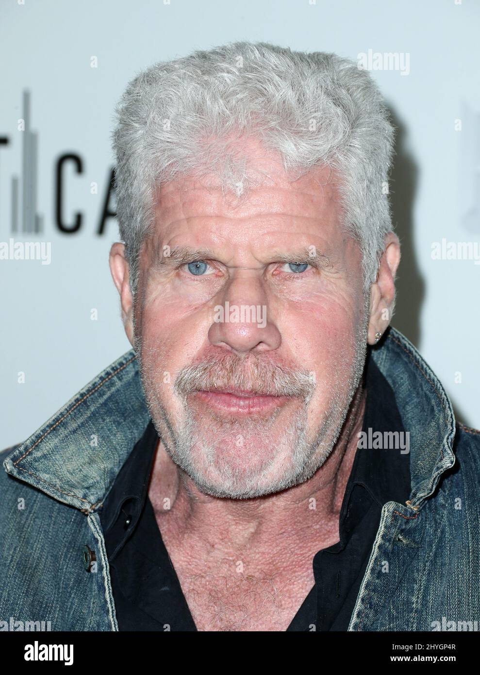 Ron Perlman attending the Los Angeles premiere of Pimp held at the ...