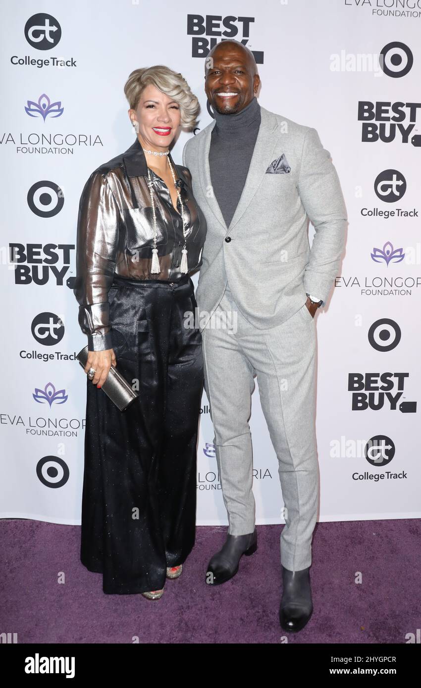 Rebecca Crews and Terry Crews attending the 7th Annual Eva Longoria ...