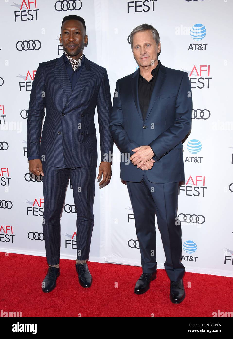Mahershala Ali and Viggo Mortensen at the gala screening of "Green Book ...