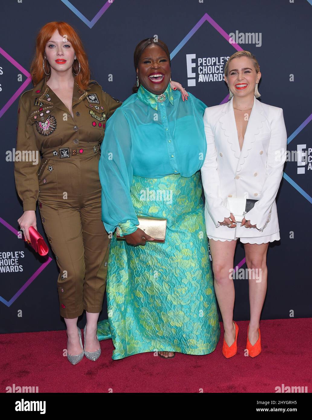 Christina Hendricks, Retta and Mae Whitman arriving for the 2018 E ...