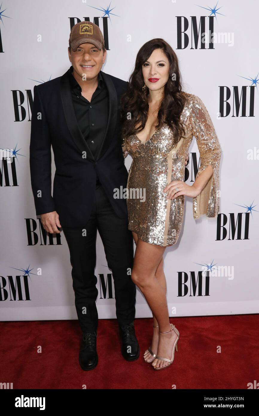 Rodney Atkins and Rose Falcon at the BMI Country Awards 2018 held at ...